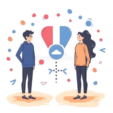 Cloud Sharing Seamless Data Transfer Between Individuals Stock Illustration Illustration Of