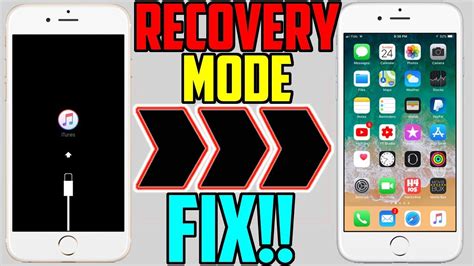 How To Fix Iphone Stuck On Recovery Mode Apple Logo Black Screen