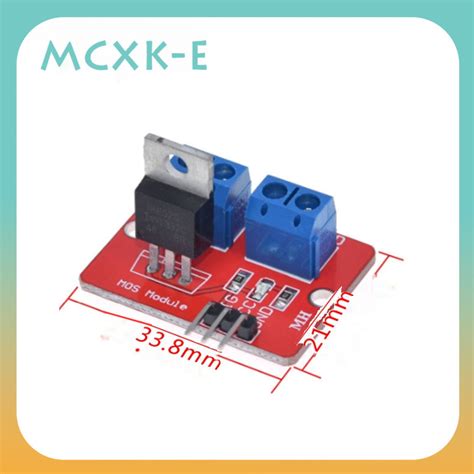 mcxk e irf520 0 24v top mosfet button irf520 mos driver module for