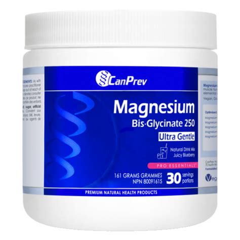 Optimum Health Canprev Magnesium Bis Glycinate Natural Drink Mix