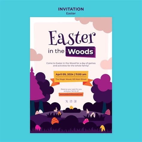 Premium Psd Easter Template Design