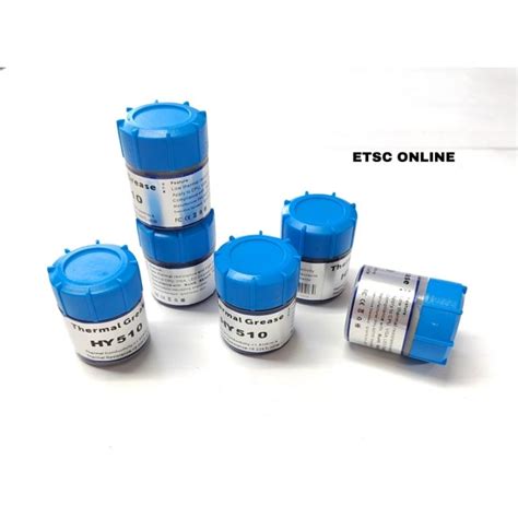 For Cpu Gpu Chipset Vga Cooling Hy510 20g Thermal Conductive Grease Paste Shopee Malaysia