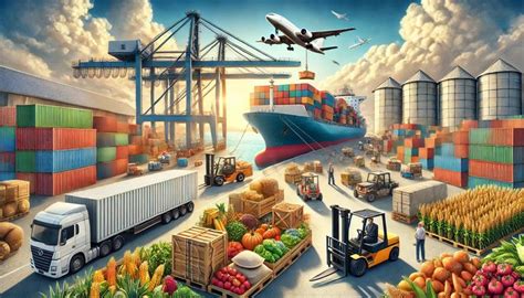 Exporting Agro Commodity Masteries Course Food Poster Design