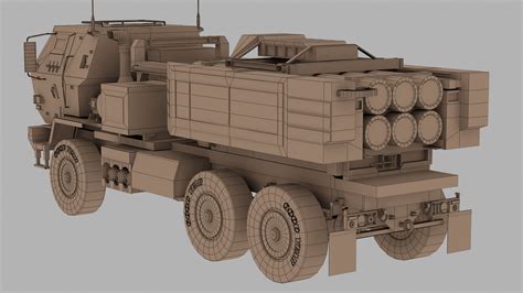 3d M142 Himars Model Turbosquid 2036223