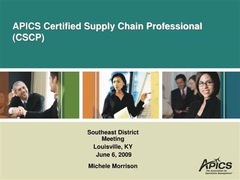 Ppt Apics Certified Supply Chain Professional Cscp Powerpoint Presentation Id 967836