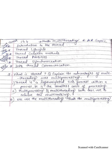 multi threading pdf