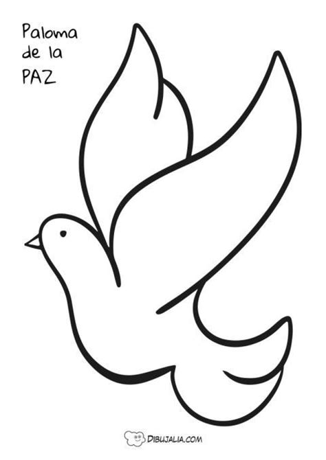 Bella Paloma De La Paz Dibujo 2533 Dibujalia