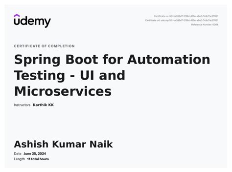 Ashish Kumar Naik On Linkedin Automationtesting Springboot Uitesting Apitesting