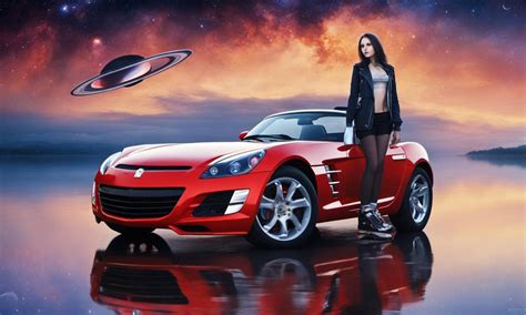 Saturn Sky Forset Lake Refection Sifi Girl Blue Ey By Slippery46 On
