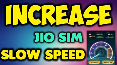 How To Increase Jio Internet Speed In Android 3x Download Speed YouTube