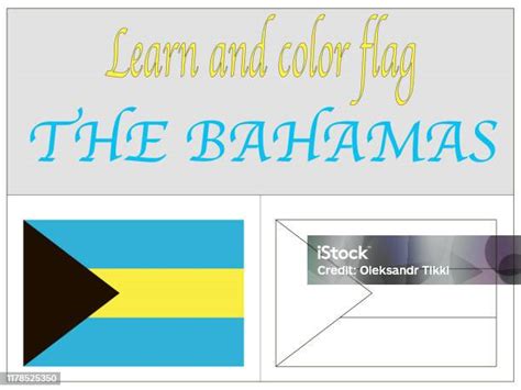 교육 및 학습을위한 바하마 국기 색칠 공부 책 원래 색상과 비율 단순히 벡터 일러스트 국가에서 플래그 세트 공휴일에 대한 스톡 벡터 아트 및 기타 이미지 Istock