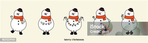 그루비 크리스마스 캐릭터 세트입니다 재미 있는 만화 크리스마스 히피 70 년대 60 년대 눈사람 귀여운 마스코트 컬렉션 트렌디한