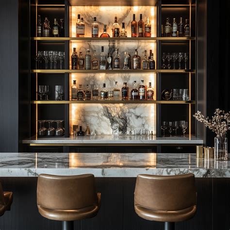 Luxury On The Rocks Where Style Meets Spirits Modern Home Bar Home