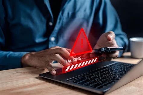 Premium Photo Alert System Hacked Popup On Screen Spam Virus With
