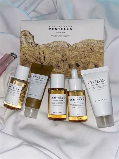 Skin1004 Madagascar Centella Travel Kit Toner Ampoule Soothing Cream