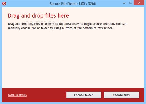 Secure File Delete Download Free Windows 201 Softpedia