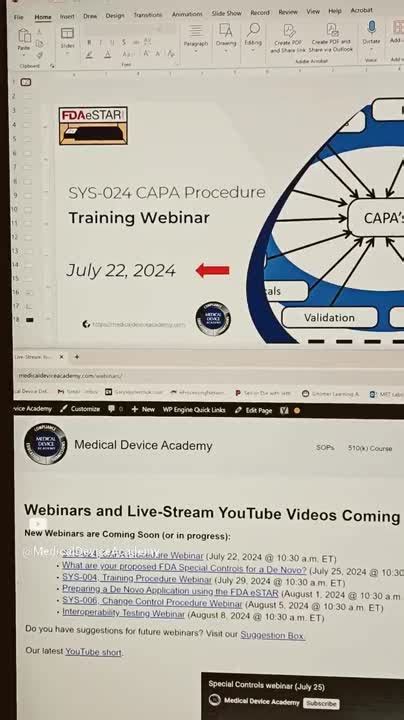 Medical Device Academy Inc On Linkedin Make Sure Your Capa Procedure Is Clear And Concise