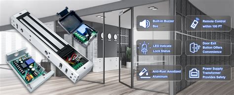 Magnetic Lock For Door 600lb Electric Magnetic Door Lock Kit Access Control System With 2