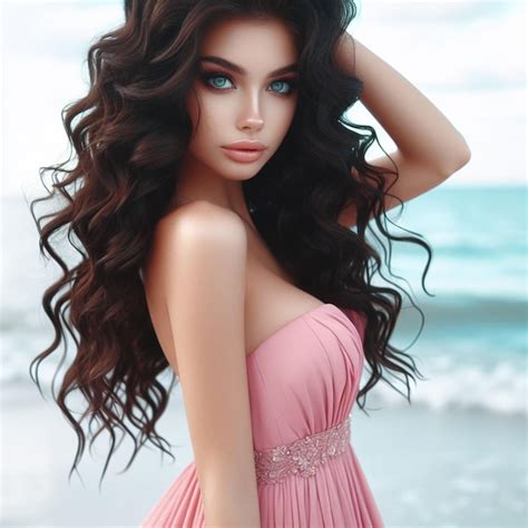 Premium Photo A Shapely Beautiful Delicate Sweetfaced 20yearold 3