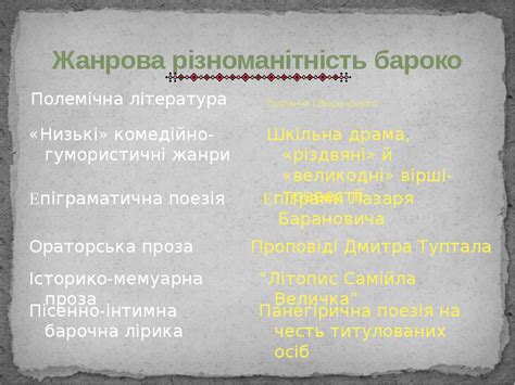 Іван Величковський презентація з української літератури