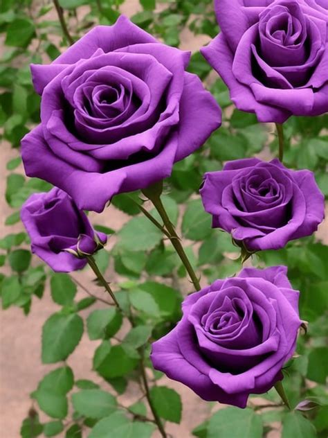 Purple Roses Wallpaper Desktop