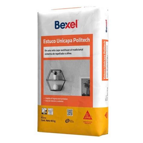 Estuco Unicapa Politech Blanco 40 Kg The Home Depot México