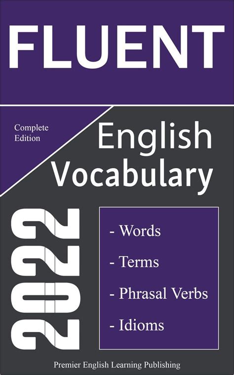 Fluent English Vocabulary 2022 Complete Edition Important Words