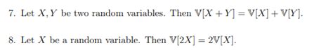 Solved 7 Let Xy Be Two Random Variables Then