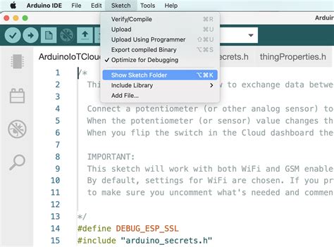 Show Sketch Folder Points To Temp Directory When Opened Via File Sketchbook Sketchname