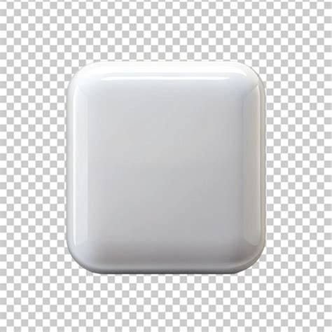 Rectangle Button Premium Ai Generated Psd