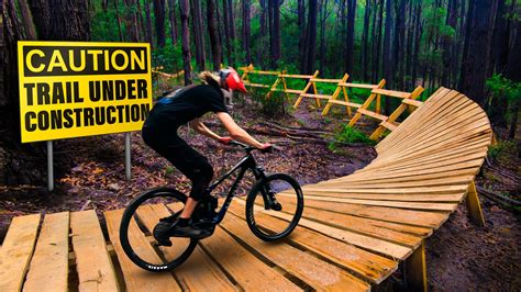 Building A Massive Wooden Mtb Berm