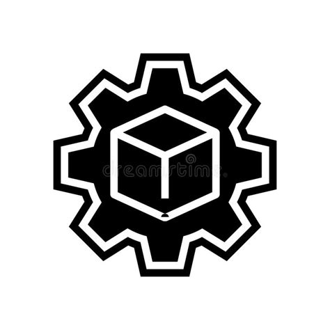 No Assembly Required Glyph Icon Vector Illustration Stock Illustration Illustration Of