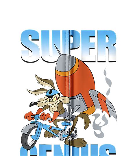 Looney Tunes Wile E Coyote Super Genius Greeting Card By Alby Noelle