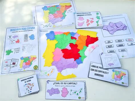 Mapa De España Para Niños Aprende Jugando Con Puzzles