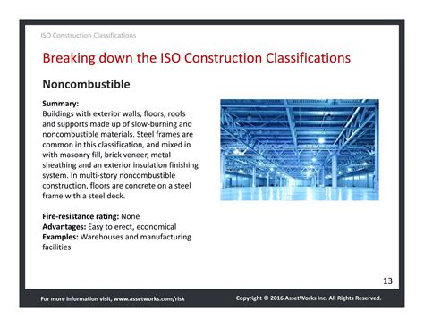 Assetworks Iso Construction Classifications Quick Guide Pdf
