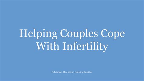 Helping Couples Cope With Infertility