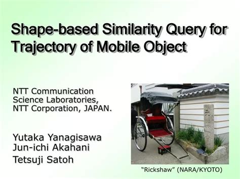 Ppt Shape Based Similarity Query For Trajectory Of Mobile Object Powerpoint Presentation Id