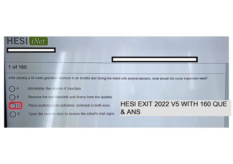HESI EXIT RN 2022 V5 REAL EXAM Actual Screenshots From Exam Taken In