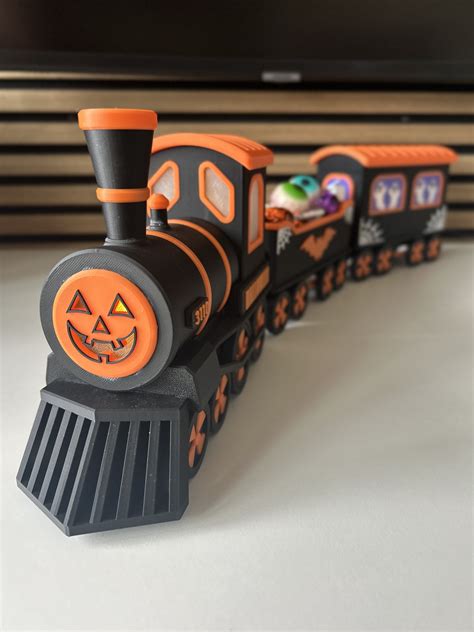 🎃 Halloween Train Illuminated・ 3d File For 3d Printing・cults