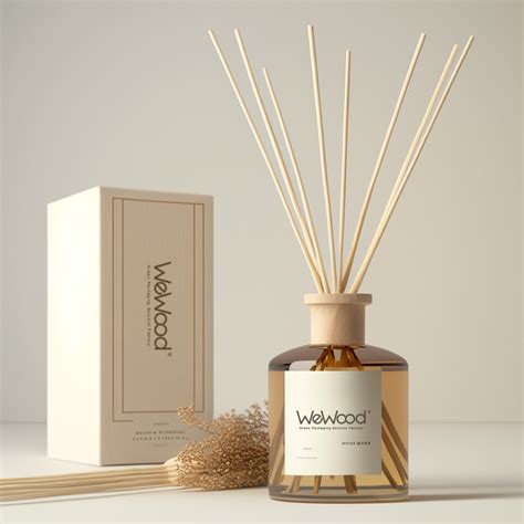 Natural Clear Diffuser Bottle With Wooden Cap Buy Product On Wewood