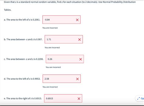 Solved Given That Z Is A Standard Normal Random Variable Chegg Com