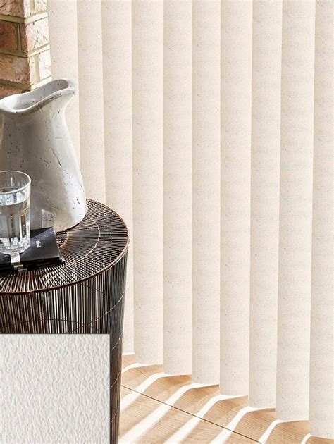 Embossed Ivory 89mm Rigid Pvc Vertical Blind Replacement Slats