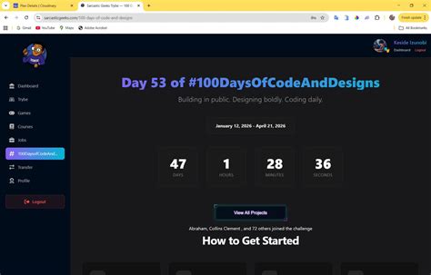Day53 Of 100daysofcode With Sarcasticgeek4u Stepped Back From The