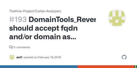 domaintools reverseip should accept fqdn and or domain as datatype