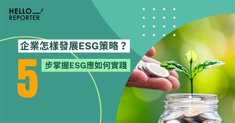 企業怎樣發展ESG策略5步掌握ESG應如何實踐 HelloReporter Insight