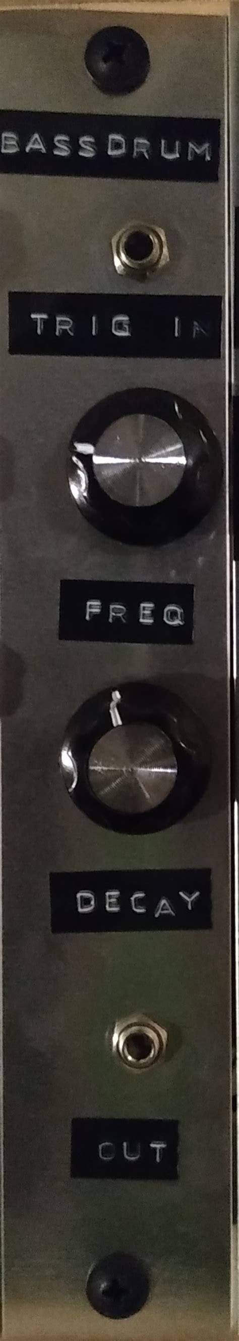 Analog Bassdrum Module Knopsl Modular