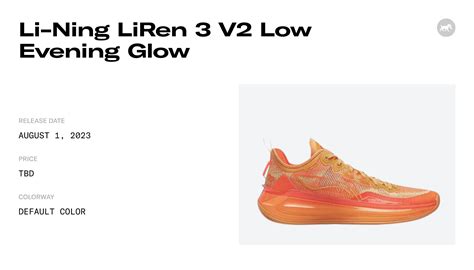 Li Ning Liren 3 V2 Low Evening Glow Abat057 5 Raffles And Where To Buy