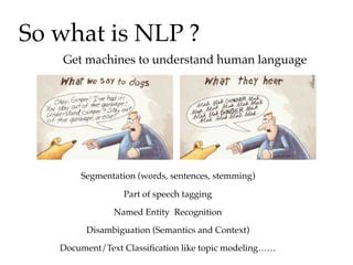 NLP Machine Learning An Introductory Talk PPT