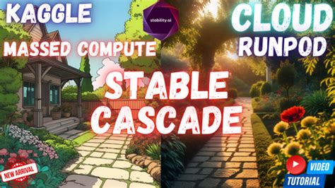Stable Cascade Full Tutorial For Windows Massed Compute RunPod Kaggle Predecessor Of SD
