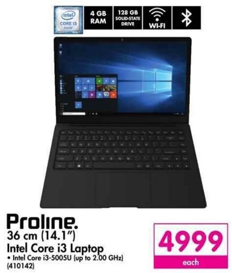 Proline 36cm 14 1 Intel Core I3 Laptop Offer At Makro